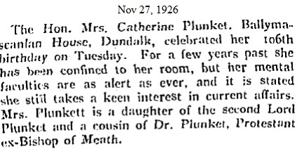 Katherine Plunket – Ireland's Oldest People